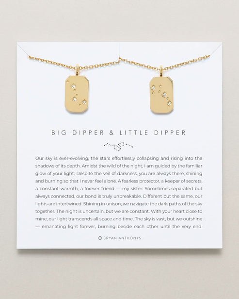 Big Dipper Little Dipper Necklace Set | Bryan Anthonys